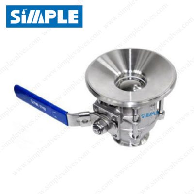 Tank Bottom Valves, Sanitary Design, SV-10 Series | SIMPLE VALVES