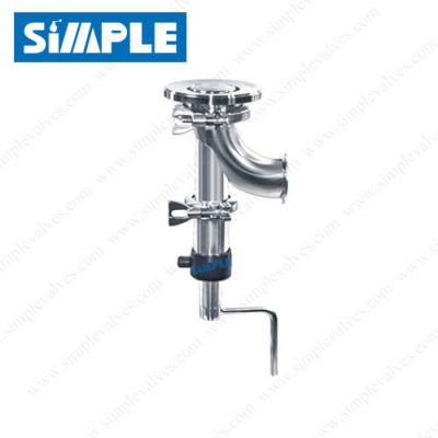 Tank Bottom Valves, Sanitary Design, SV-10 Series | SIMPLE VALVES