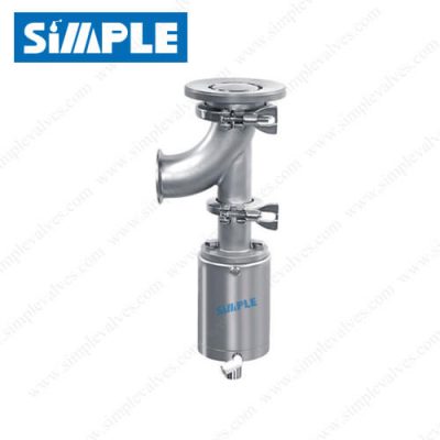 Tank Bottom Valves, Sanitary Design, SV-10 Series | SIMPLE VALVES