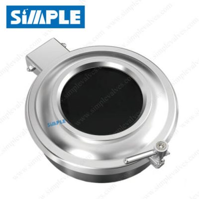 Sanitary Round Manways, Non-pressure Hygienic Manways | SIMPLE VALVES