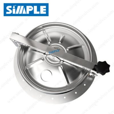 Sanitary Round Manways, Non-pressure Hygienic Manways | SIMPLE VALVES
